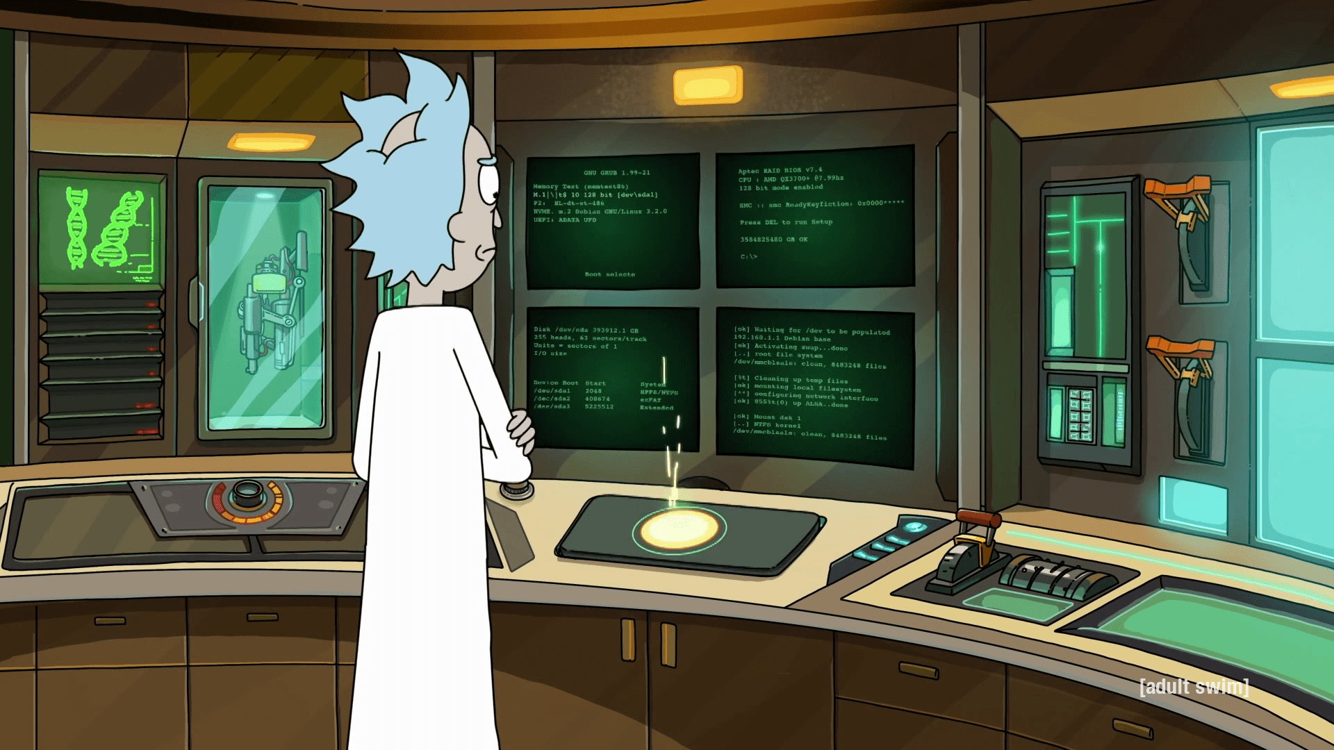 Rick Sanchez z serialu Rick i Morty używa 128-bitowego procesora i 3 ...