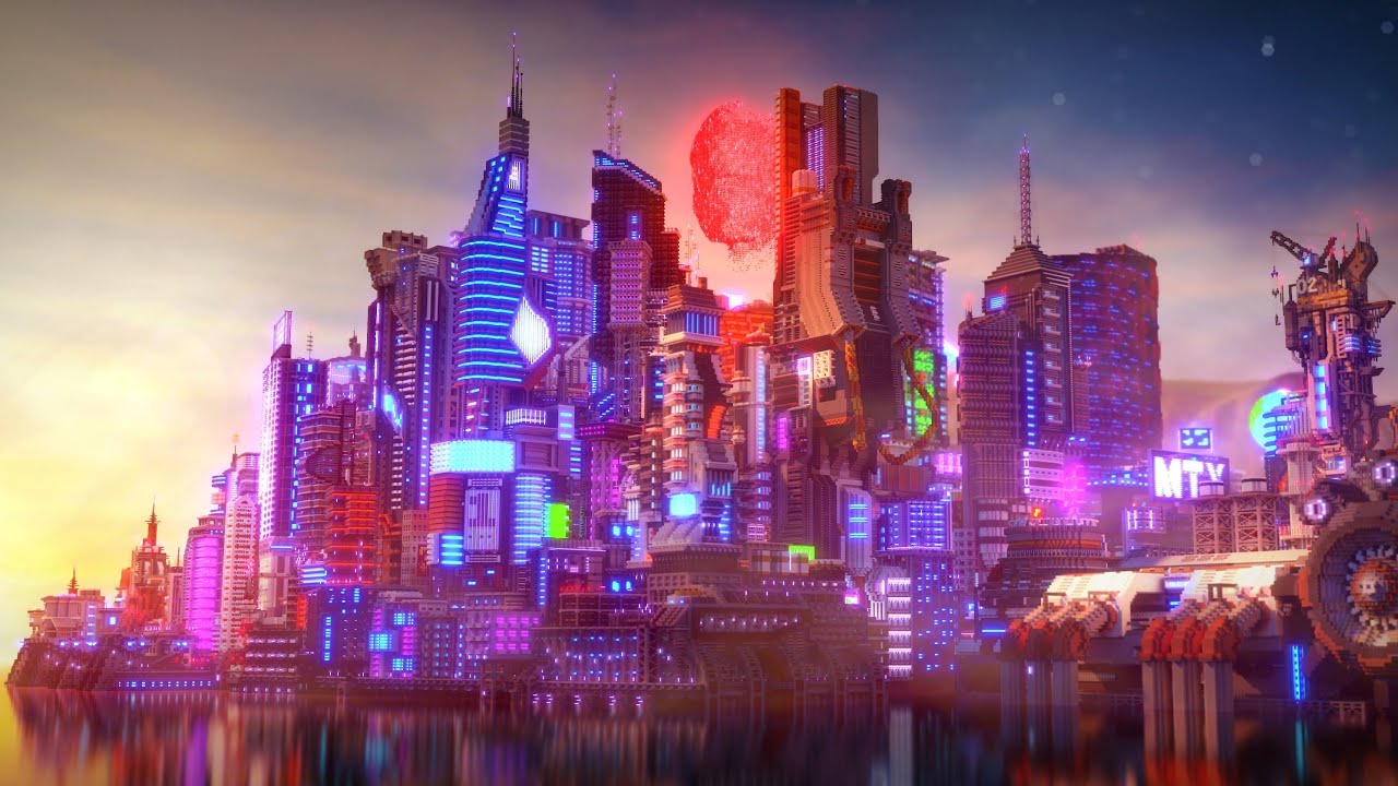 Gracze zbudowali gigantyczne Night City w Minecrafcie | Gaming Society