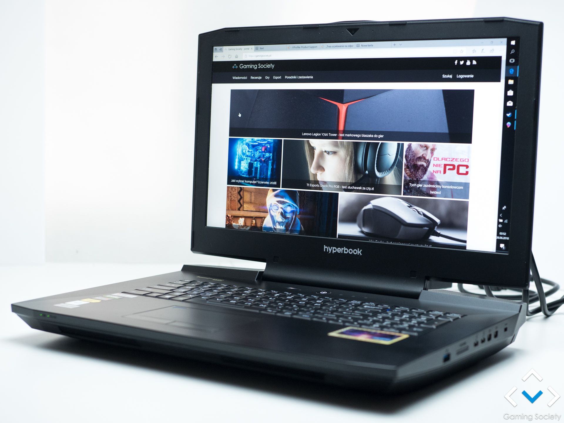 Hyperbook GTR87 VR3 SLI - recenzja potężnego laptopa dla graczy ...