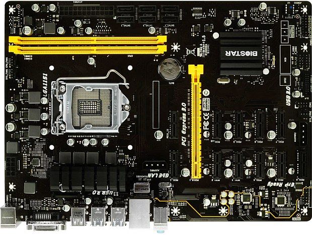 Biostar przedstawia płytę główną dla etatowych górników - TB250-BTC Pro ...